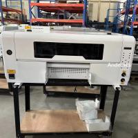 China CMYKW V Ink Color Andemes A3 30cm Uv Dtf Printer Roll to Roll Printing with 3 Xp600 I1600 Head Sticker Printer for sale