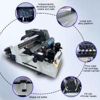 China Inkjet Printer 4050 UV Printer Digital Flatbed Uv AB Film XP600 Printhead Cold Transfer using CMYKW V Ink Color for sale