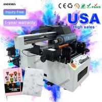 China Inkjet Printer 4050 UV Printer Digital Flatbed Uv AB Film XP600 Printhead Cold Transfer using CMYKW V Ink Color for sale