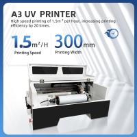China Automatic UV Ink A3 UV Printer with Multifunctional Capabilities and CE Certification Motherboard Hoson for sale