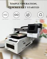 China 4050 UV Printer A2 UV Led Flatbed Printer for Phone Case Golf Balls Suitcase Glass Small Size Industry Inkjet Printer for sale