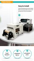 China XP600 Dual Head DTF Mini A3 Printer For Shirt Printing Powder Shaking In 33cm Printing Size for sale