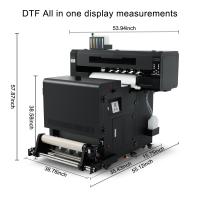 China 400KG A1 DTF Printer Dual Head I3200 Direct Transfer Film DTF Shaking Powder Machine for sale
