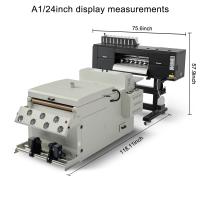 China 450 A1 24inch 9 Colors DTF Transfer Fluorescent 60cm 3 Heads I3200 Inkjet Printer for Tshirt Clothes Printing Equipment for sale