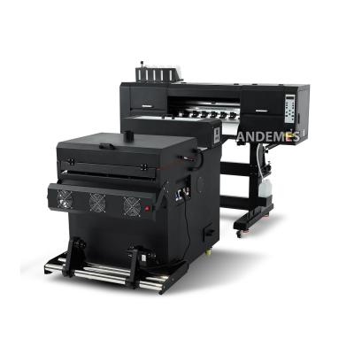 China DTF Printing Dual I3200 Head T-Shirt Printing Machine 24'' Print Width Powder Shaking Machine for sale