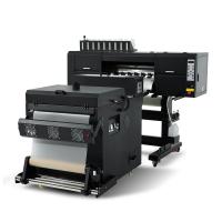 China 24Inch Dual I3200 Head Dtf Printing T-shirt Printing Machine Set with Powder Shaking Machine Plate Type Roll-to-Roll Printer for sale