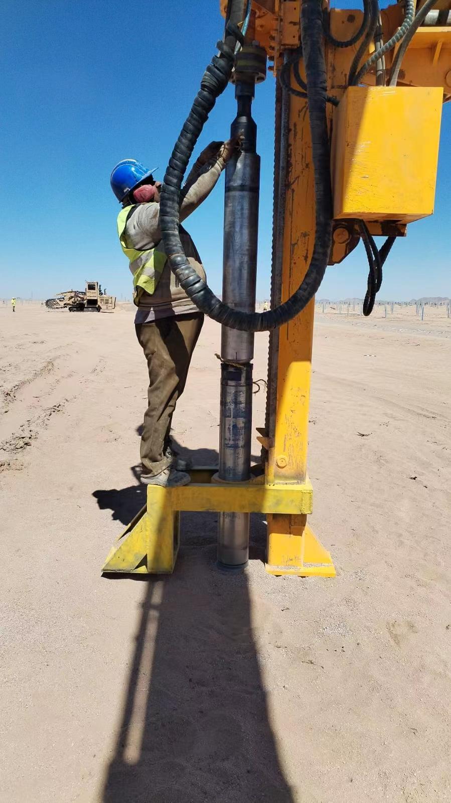 Excavator-Mounted Drilling rig