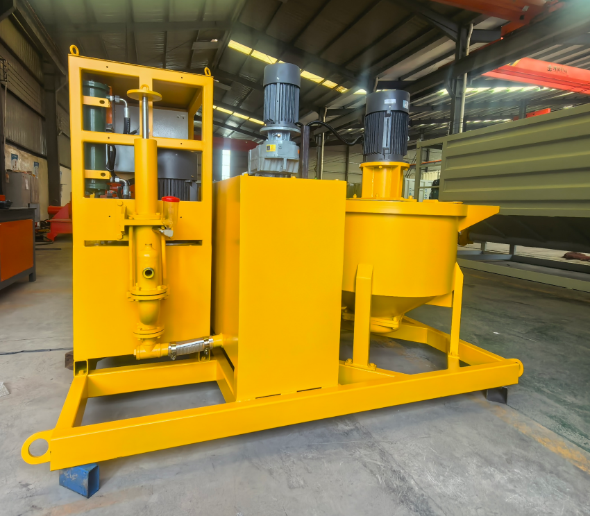 Sinovo customer customized Mixing and grouting pump successfully sent to the Philippines
