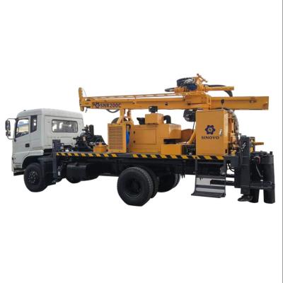 China 240m Depth Full Hydraulic Water well Drilling Rig SNR200C Borehole Drilling Rig for sale