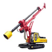 China TR100 Rotary Hydraulic Drilling Rig For Foundation Engineering Max Output Torque 100 KN.M for sale