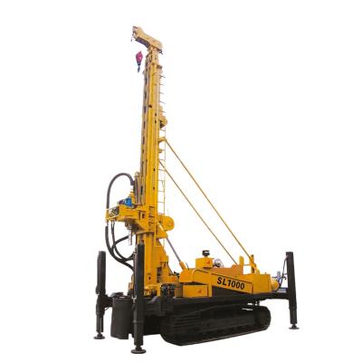 China Hydraulic Water well Drilling Rig with Diesel Engine mounted on crawler, trailer or truck for sale