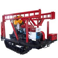 China Sinovo Crawler portable water well and Core Drilling Rig XY-1A Depth 180m mounted on crawler or tailer for sale