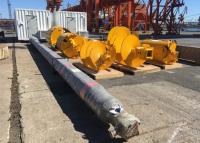China Low Price Max Hoist Capacity 180 kN.m Rotary Drilling Rigs With origina CAT Base Carrier Max Drilling Depth 57.5m for sale
