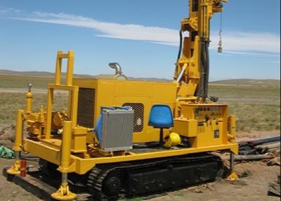 China Safe Durable Water Well Drilling Rig With Full Hydraulic Rotaray Head Crawler Type for sale
