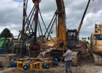 China SPA8 Efficient Hydraulic Pile Breaker Environmental Protection Pile Diameter 450 - 2000mm Cut Pile Head for sale
