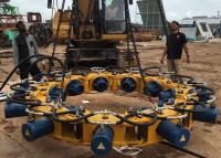 China SPA8 Efficient Hydraulic Pile Breaker Environmental Protection Pile Diameter 450 - 2000mm Cut Pile Head for sale