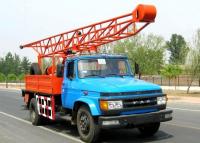 China Mobile Drilling Rigs Having Hydraulic Pressure High Self-adsorb Ability ST100-3G With Auxiliary Hoisting Device for sale