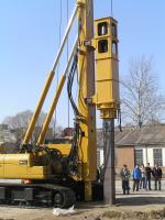 China Underground Drum 195m 125kN Hydraulic Piling Rig for sale