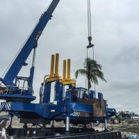 China PHC Concrete 5.24m/Min 650mm Hydraulic Static Pile Driver for sale