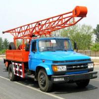 China 100m Depth Rotary 192rpm Mobile Drilling Machine for sale