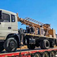 China Portable Hydraulic 1500m Deep Truck Mounted Drill Rig Water Well Drilling Rig for sale