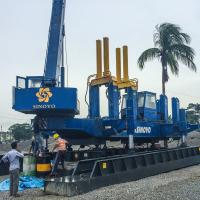 China 320tf 60kw 6.8m/Min Hydraulic Static Pile Driver for sale