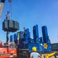 China 600mm Round Pile 422t Hydraulic Static Pile Driver for sale