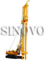 China CFA rotary drilling rig TR180W mounted on original CAT base with pull winch system for sale