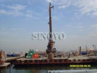 China Rotary drilling rig TR250W mounted on original CAT base with pull winch system for CFA pile and bored pile for sale