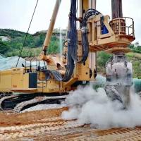 China Certification CE Large  Dia 4000mm  Max Drilling Depth 130m Rotary Drilling Rig for piling work for sale