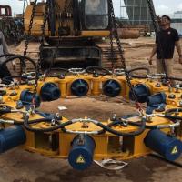 China Easy Operation SPA5 Hydraulic Pile Breaker Can Break Round Pile (300-1200mm) And Cutting 60piles/8h for sale
