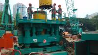 China Wired Remote Control Casing Rotator With Φ800mm - Φ1500mm Drill Hole for bored pile, Secant pile wall, Barrier clearance for sale