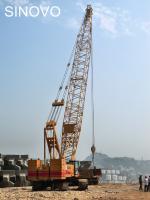 China CQUY1500 Hydraulic Crawler Crane With High Strength Steel Pipe Strong Hoisting Capacity for sale
