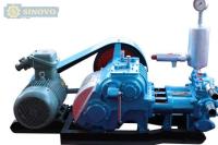 China mud pump BW320 Horizontal three cylinder reciprocating singleacting piston pump for sale