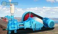 China Mud pump BW-250 Horizontal three cylinder reciprocating single actingpiston pump Convey water or mud for sale