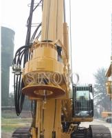 China Low Cost Construction Equipment TR220W CFA Multifunctional Excavator Mounted Hydraulic Pile Driver for sale