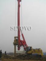 China Sinovo High Operating Efficiency Crawler Hydraulic Rotary Drilling Rig CFA Pile Driver For Excavator for sale