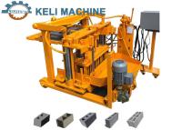 China KL40-3A Mobile Interlock Concrete Brick Making Machine 3500pcs/Shift 6.7kW Semi-Automatic for sale