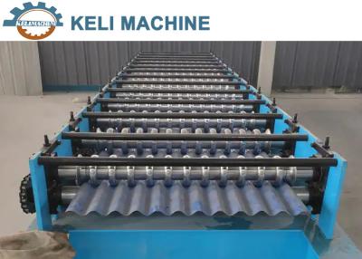 China PLC Control Roof and Wall Sheet Roll Forming Machine 1220mm Feeding Width for sale