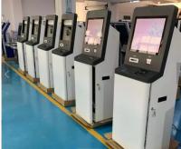 China self service atm machine reporter printer rotating touch screen kiosk outdoor payment for sale