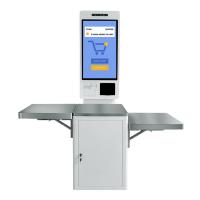 China Self Service Check Out Kiosk Payment POS Machine For Supermarket for sale