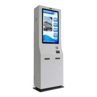 China Queue Ticketing Receipt Printer Self Payment Kiosk Card Dispenser Machine 32 Inch Touch Screen for sale