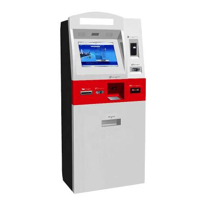 China Touch Screen Self ATM Machine Teller Cash Dispenser Machine for Bank for sale