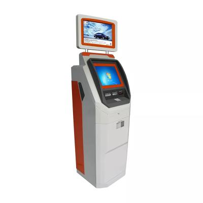 China CPU I3 120G ATM Cash Machine Double Touch Screen Self Service Kiosk for sale