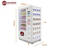 China Instant Noodles Drink Self Vending Kiosk Cashless Payment for sale