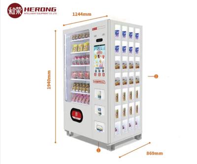 China Instant Noodles Drink Self Vending Kiosk Cashless Payment for sale
