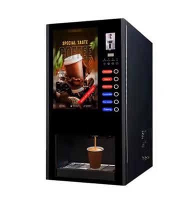China Vending Machine For Hot Or Iced Coffee Milk Tea With Automatic Cup Drop for sale