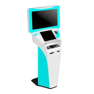 China Restaurant Coffee Self Service Ordering Kiosk Outdoor Ipad Kiosk Dual Screen for sale