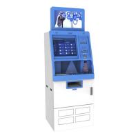China Freestanding Cash Deposit Machine Bank ATM Machine 125GB 256GB for sale