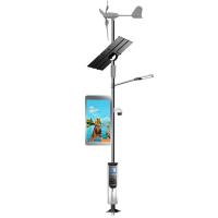 China P4mm Smart LED Panel Street Road Advertising LED Lamp Post Banner for sale